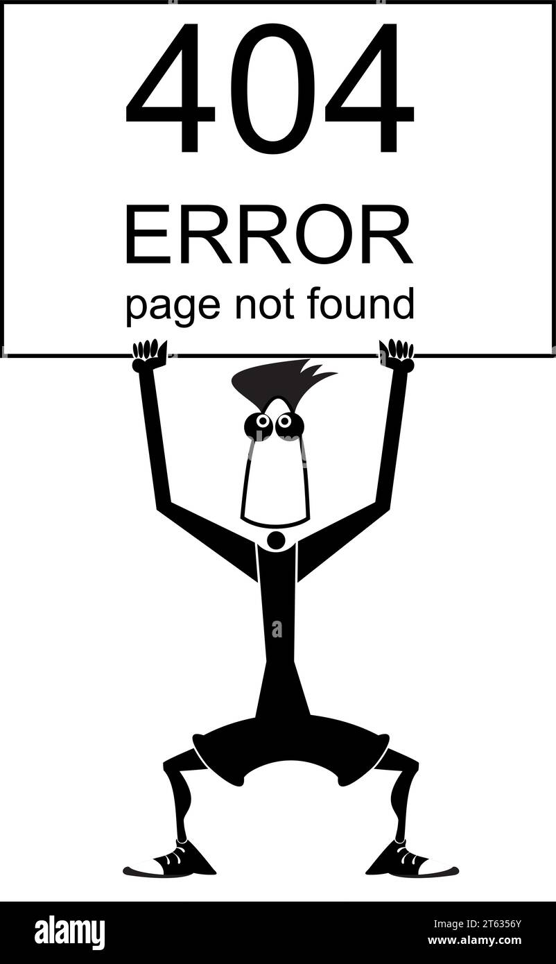 Cartoon person Black and White Stock Photos & Images - Alamy