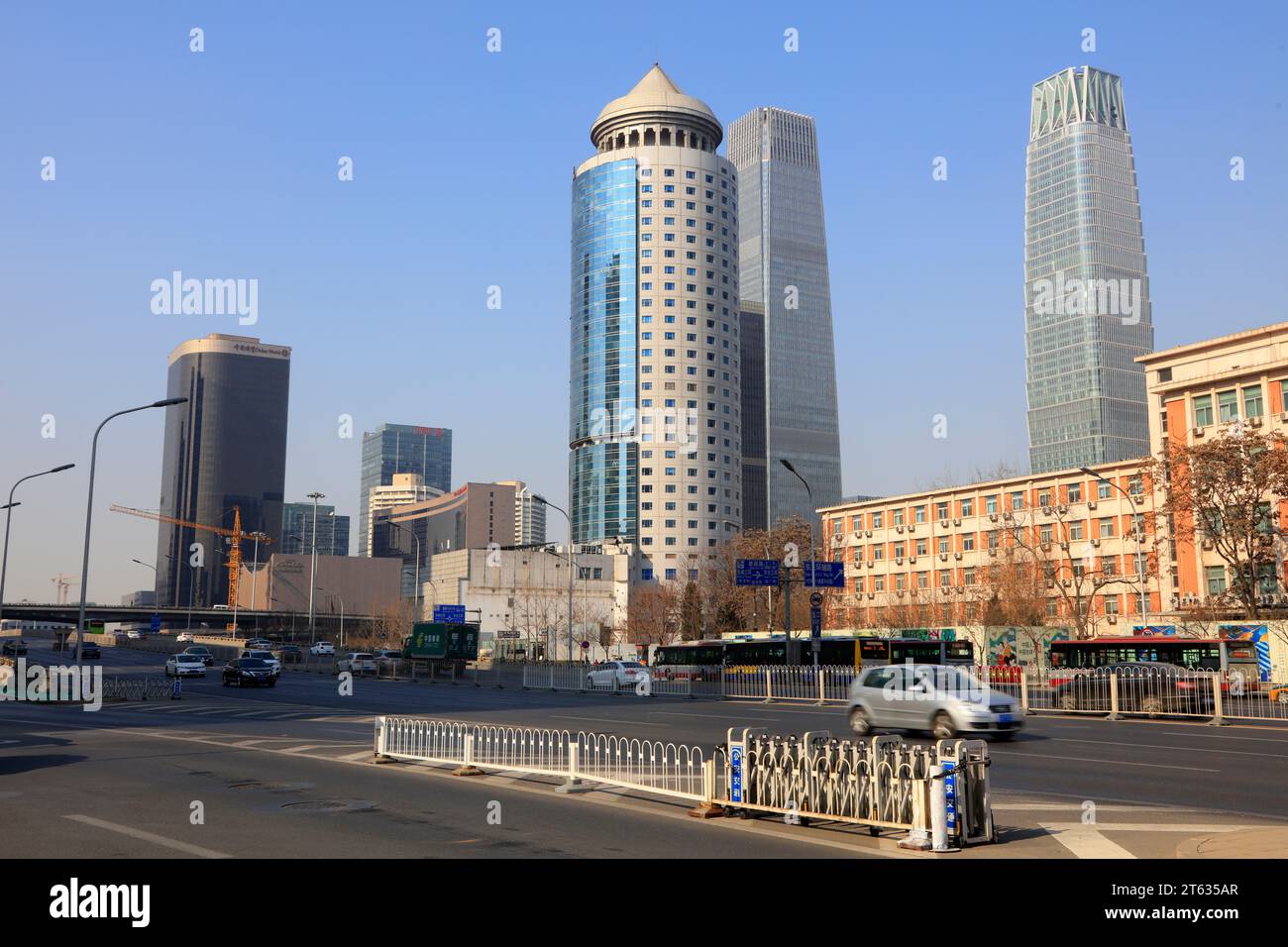 Cbd economic and urban bustling center hi-res stock photography and images - Alamy