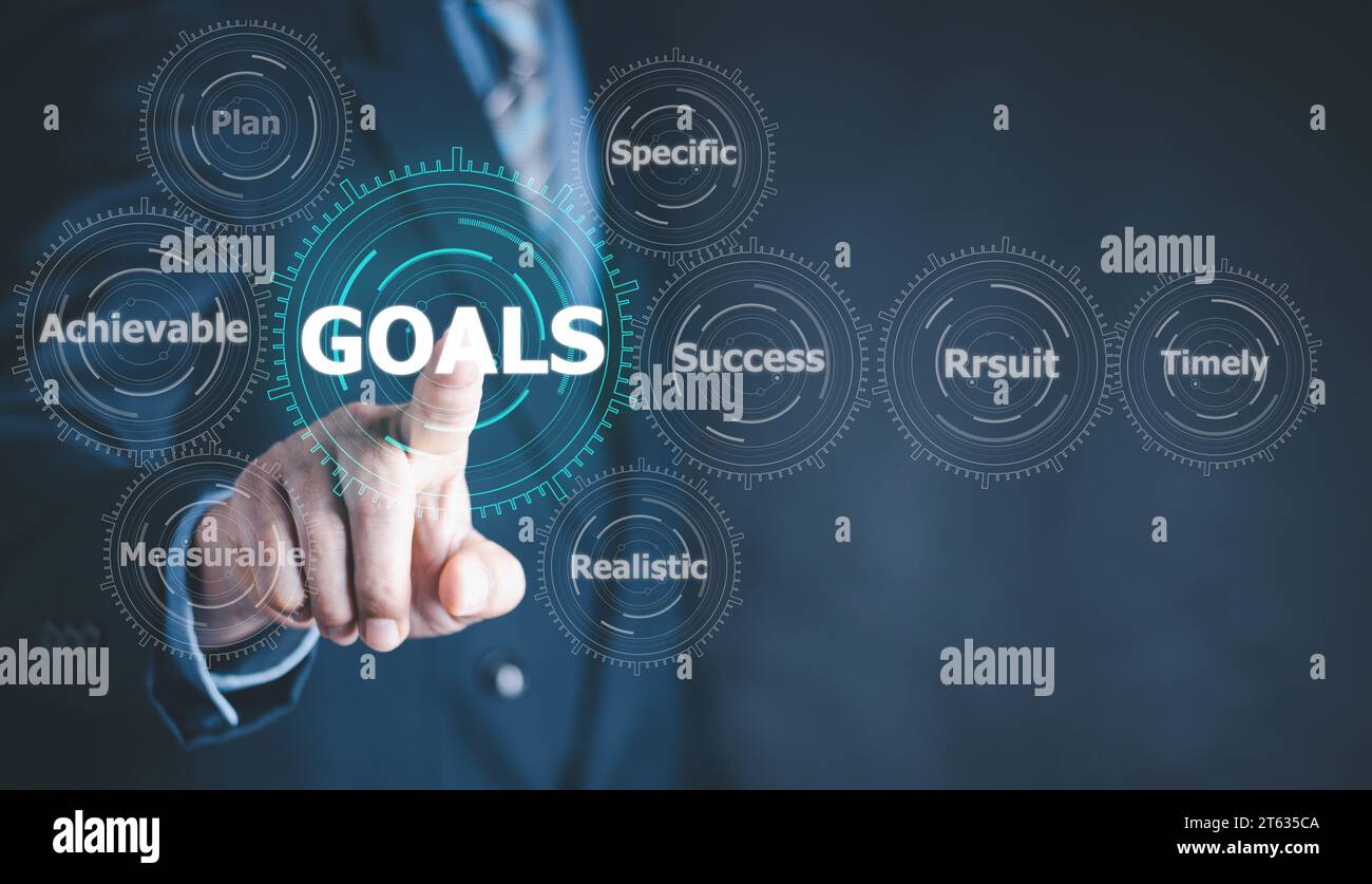 The coach teaches on how to set goals, concepts about objectives and ...