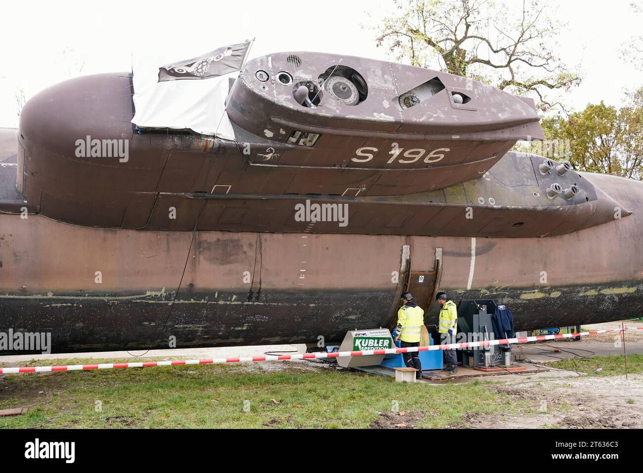 Speyer, Germany. 08th Nov, 2023. The decommissioned submarine U17 ...