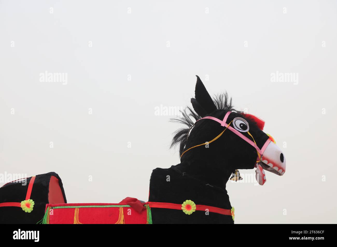 Donkey props of Chinese folk dance Stock Photo - Alamy