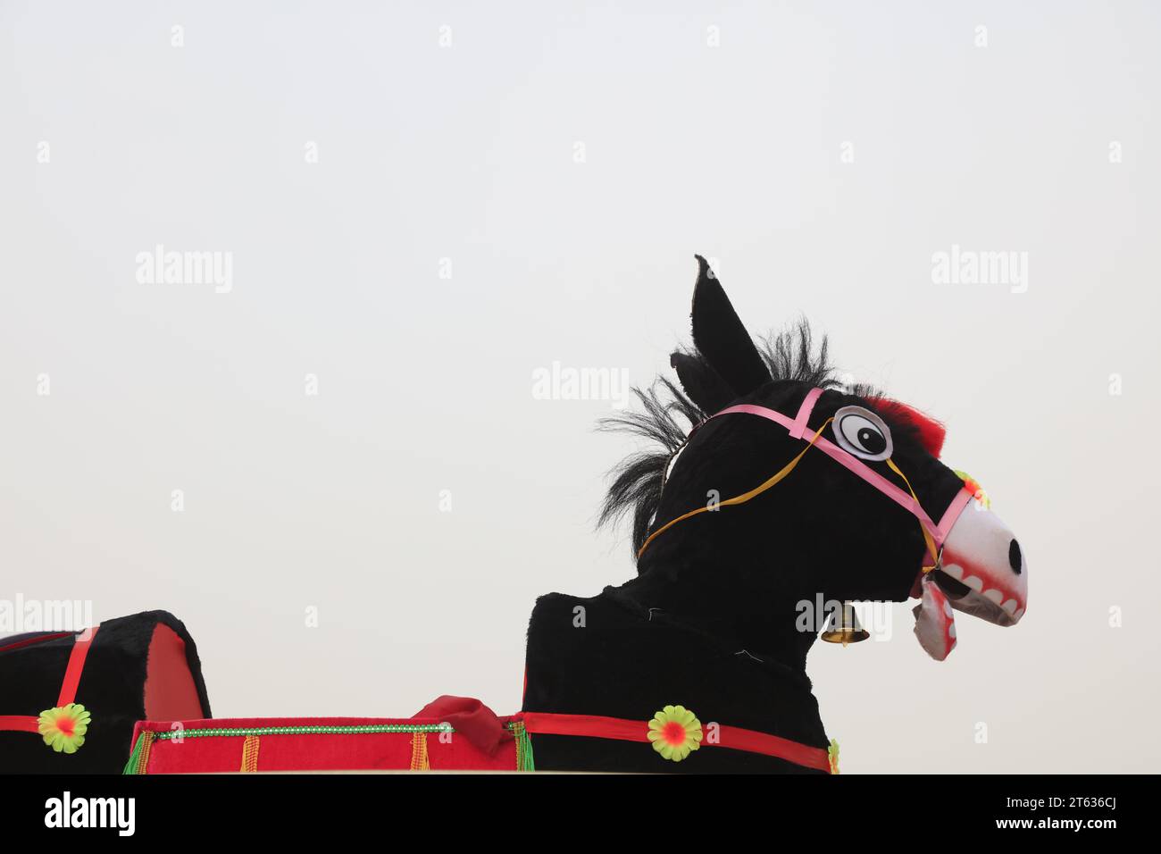 Donkey props of Chinese folk dance Stock Photo - Alamy