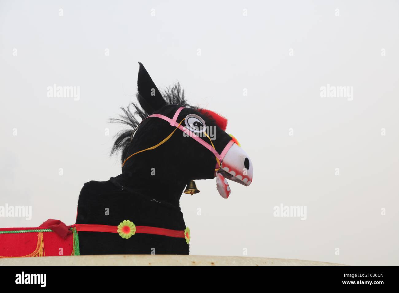 Donkey props of Chinese folk dance Stock Photo - Alamy
