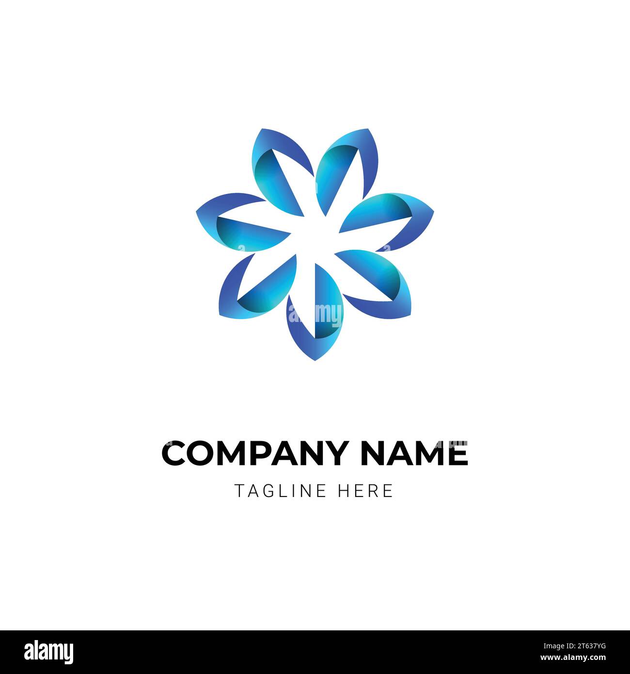 modern abstract company logo design template Stock Vector Image & Art ...