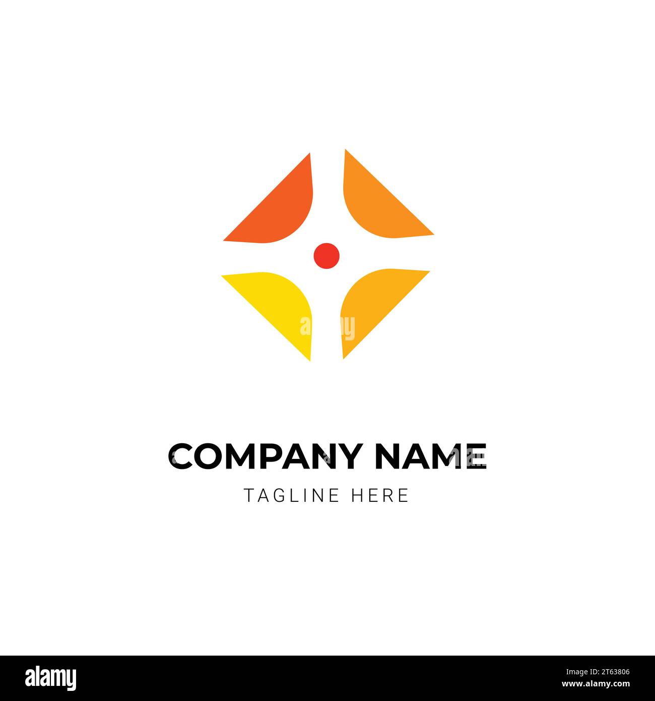 modern abstract company logo design template Stock Vector Image & Art ...