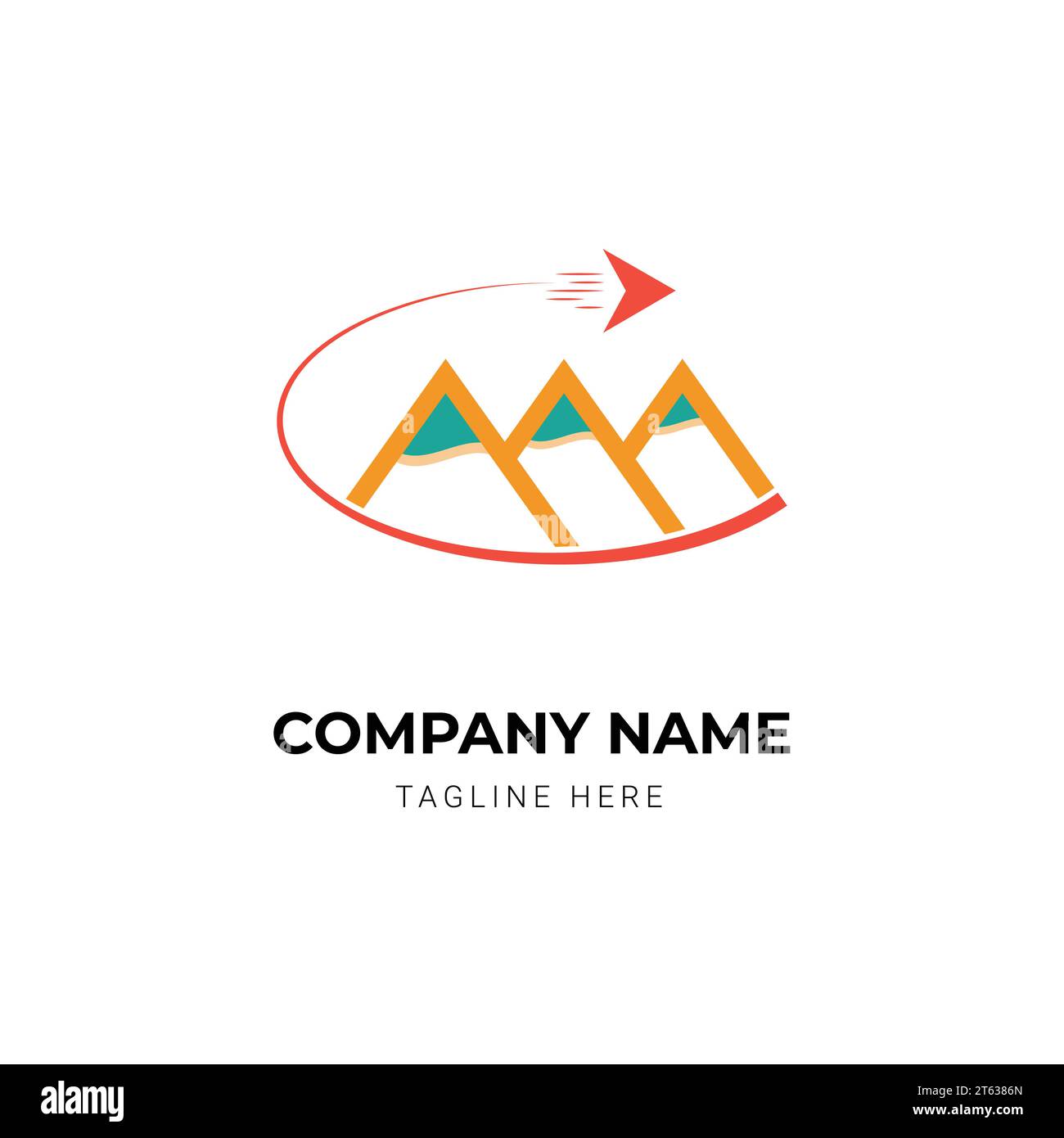 creative travel agency logo design template Stock Vector Image & Art ...