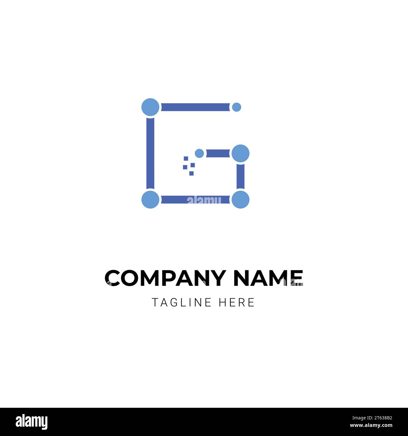 creative modern tech logo design template Stock Vector Image & Art - Alamy