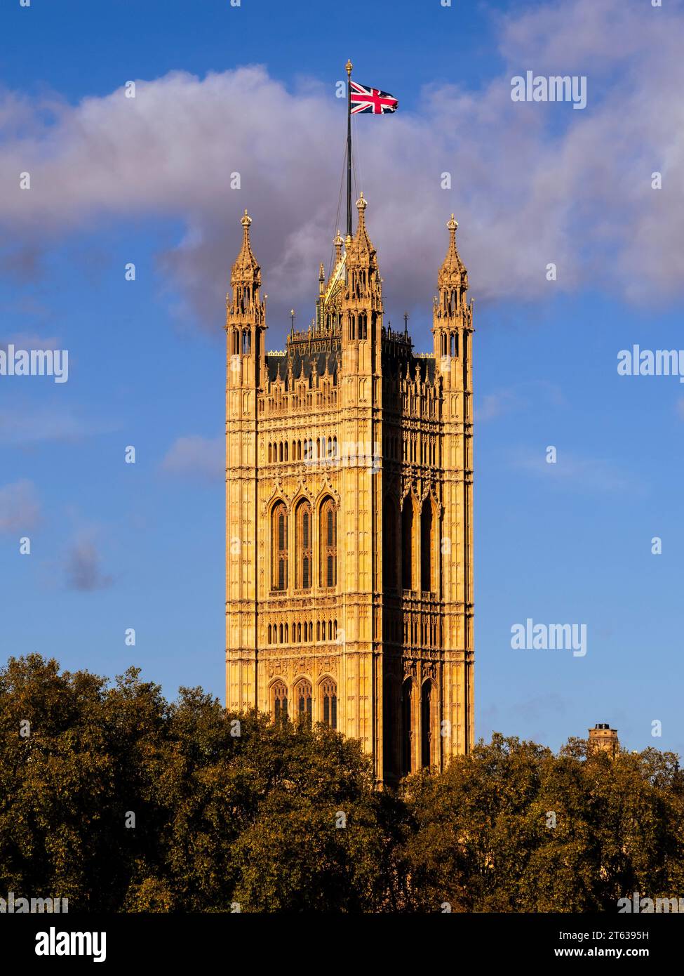 Victoria Tower, Palace of Westminster, Westminster, London, England, UK, GB Stock Photo - Alamy