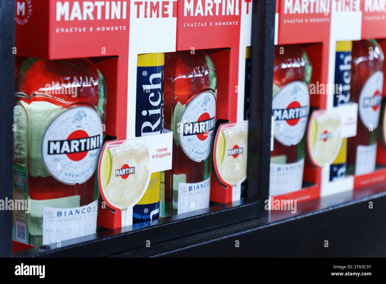 Tyumen, Russia-November 04, 2023: Products of Martini, fourth most ...