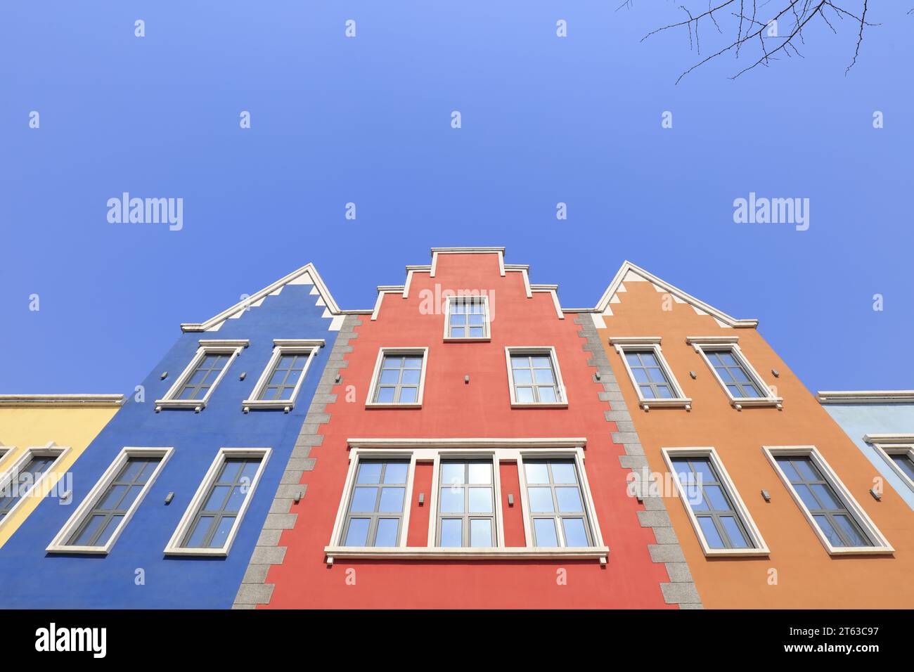 Holland style architecture Stock Photo - Alamy