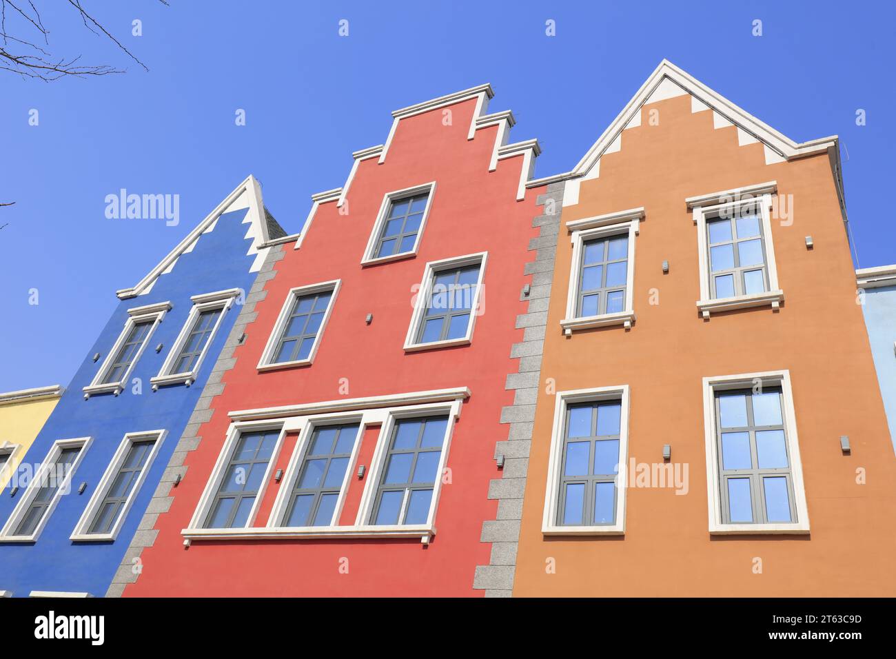 Holland style architecture Stock Photo - Alamy