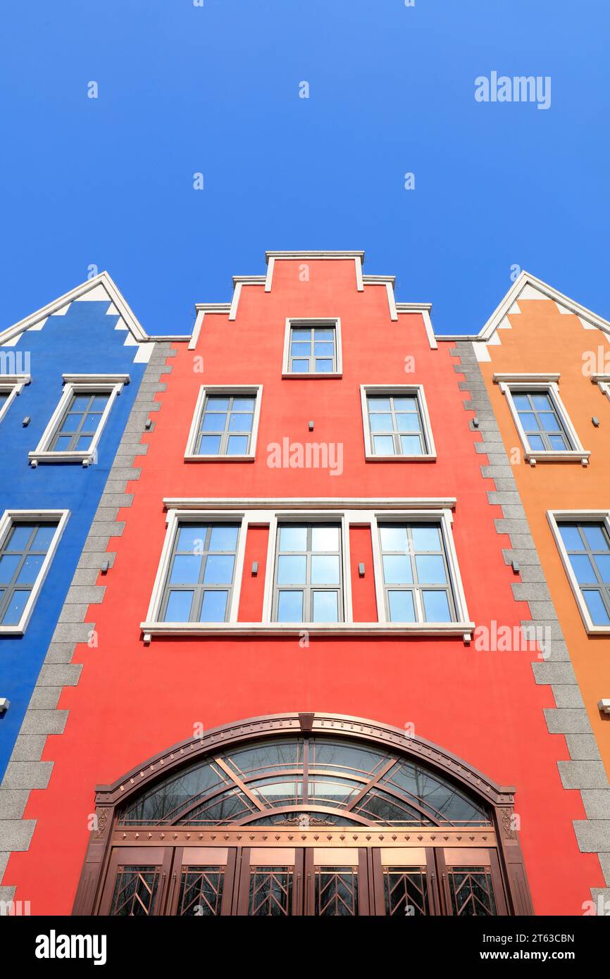 Holland style architecture Stock Photo - Alamy