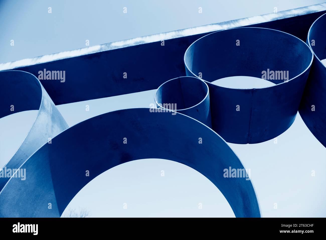 Arc steel plate structure Stock Photo - Alamy