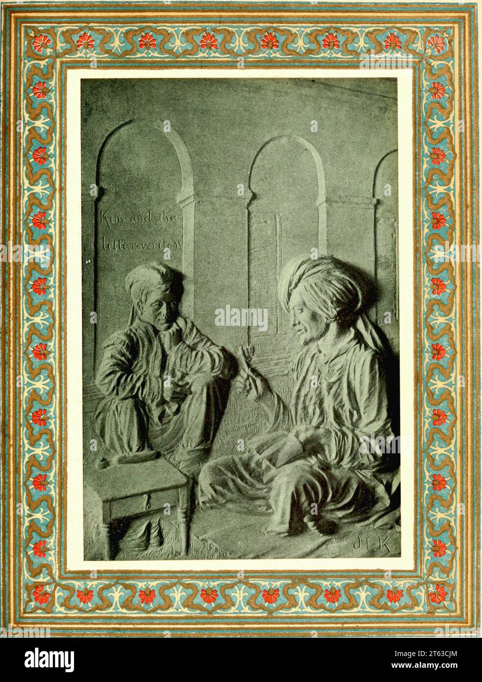 Image from the book Kim, by Rudyard Kipling, illustrated by J. L ...