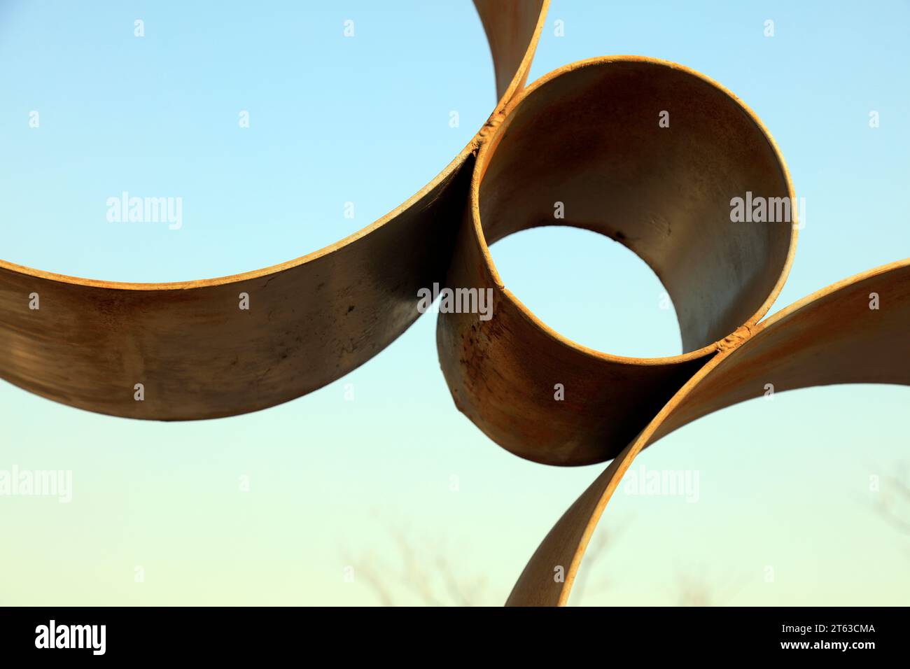 Arc steel plate structure Stock Photo - Alamy