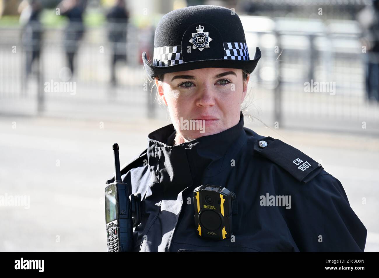 Female Police Officer, State Opening of Parliament, Whitehall, London ...