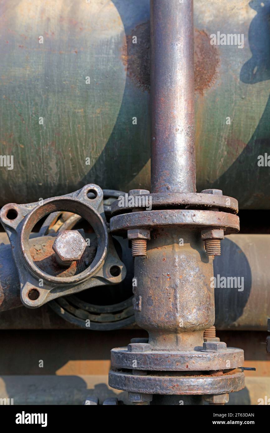 Mechanical device piping Stock Photo - Alamy