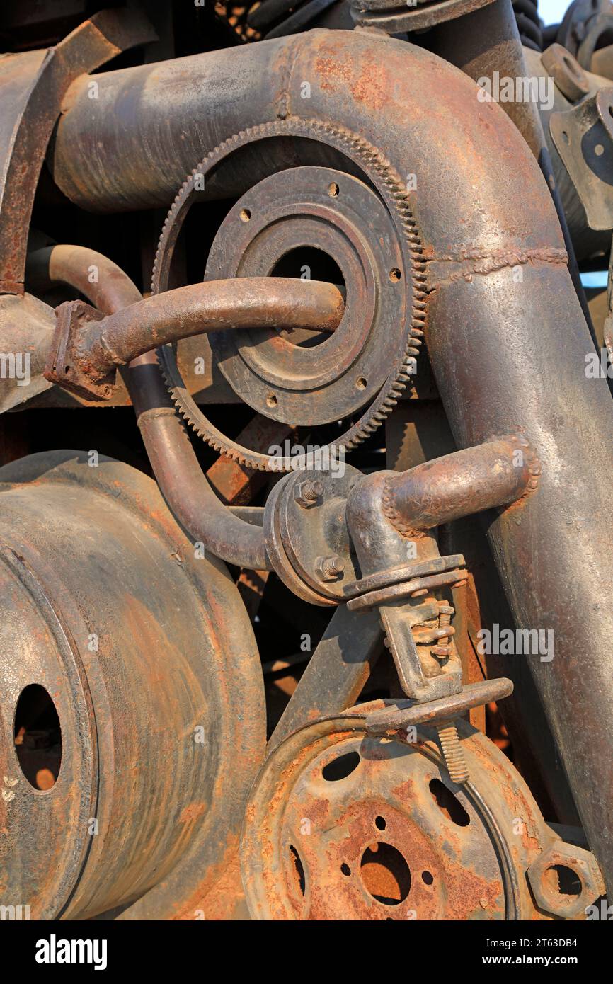Mechanical device, annular exhaust pipe Stock Photo - Alamy