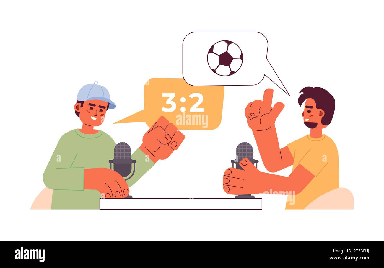 Microphone clip art football hi-res stock photography and images - Alamy