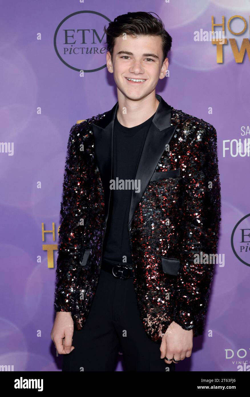 Hollywood, Ca. 7th Nov, 2023. Alexander James Rodriguez at the world premiere of Holiday Twist ...