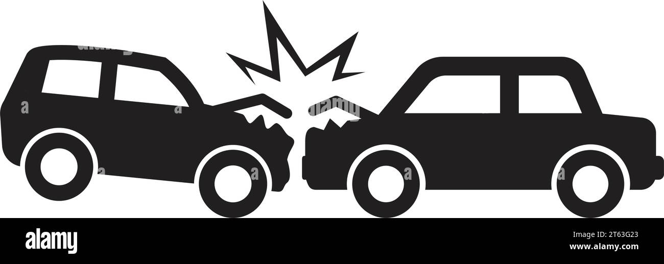 Car crash front end Stock Vector Images - Alamy