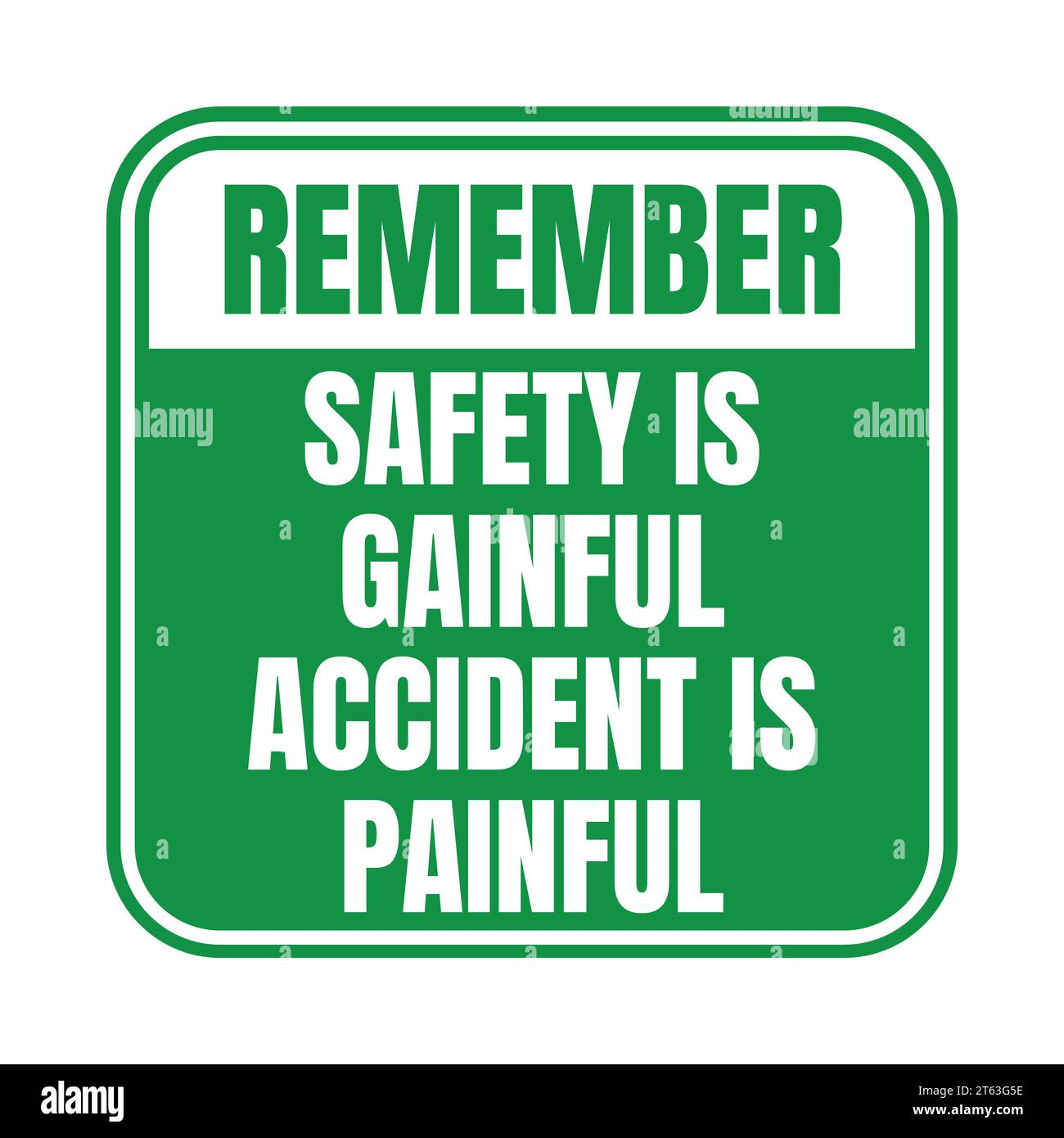 Safety message symbol icon Stock Photo - Alamy