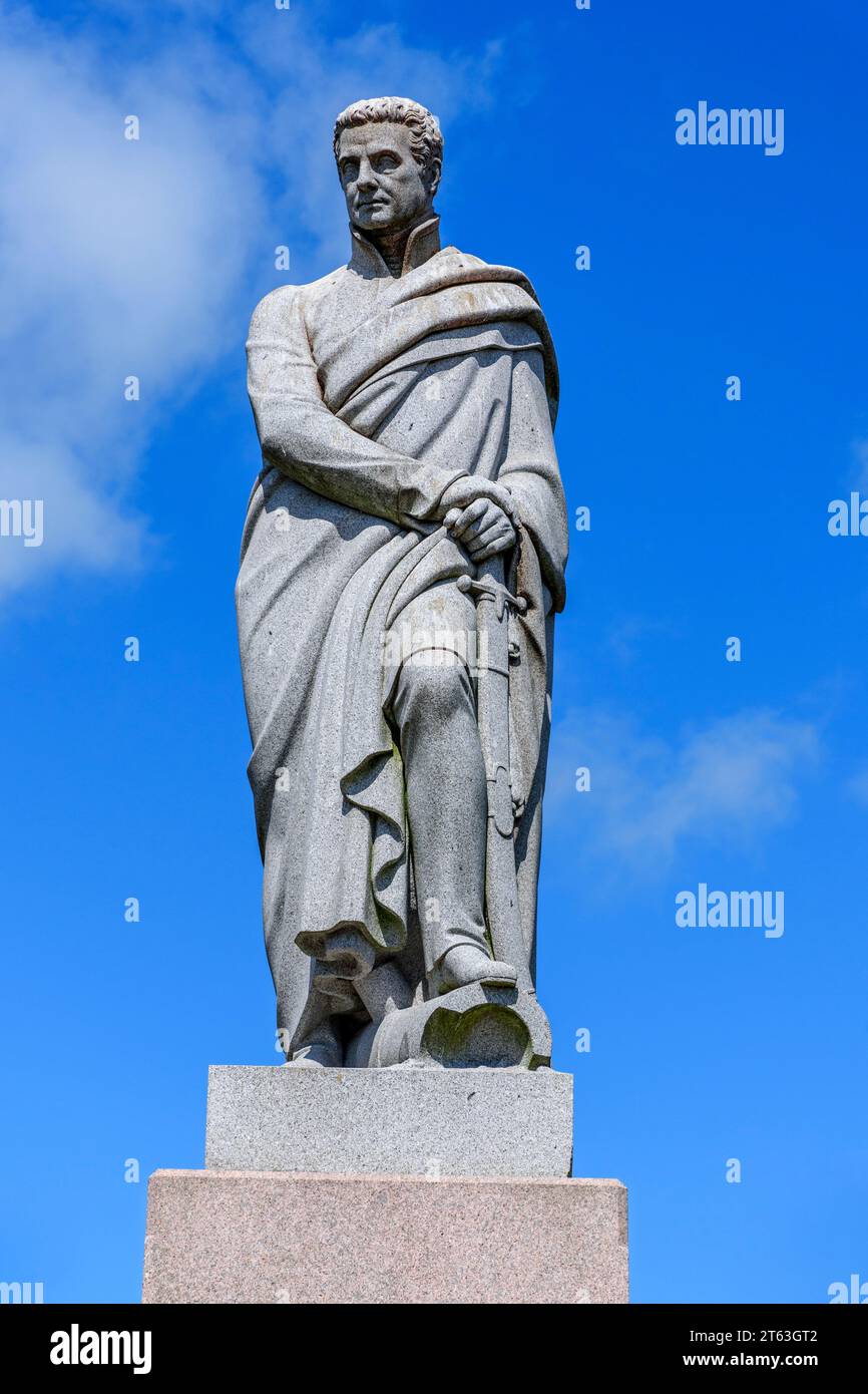 Statue of George, 5th Duke of Gordon, by Thomas Campbell. Golden Square ...