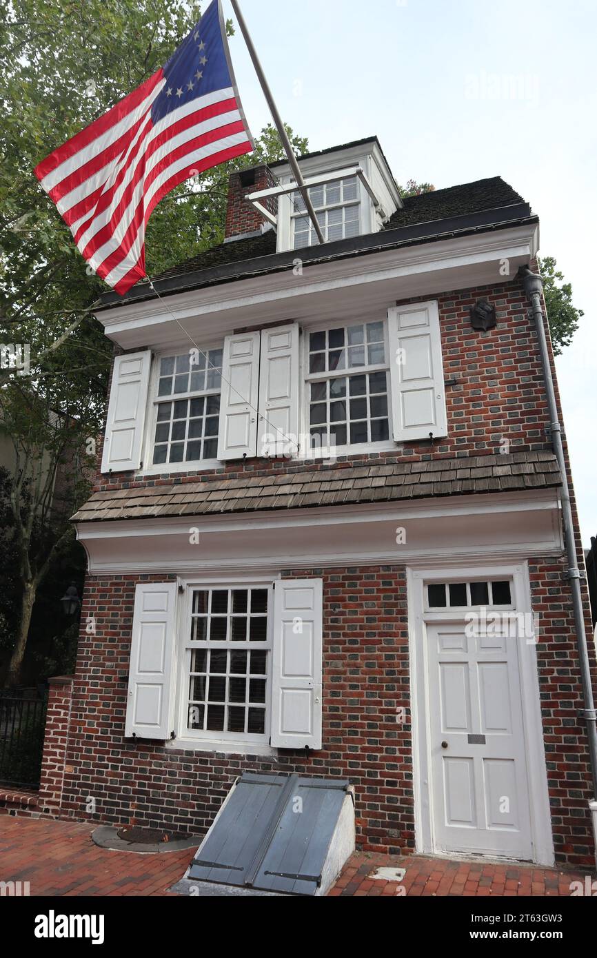 Betsy Ross House Stock Photo - Alamy