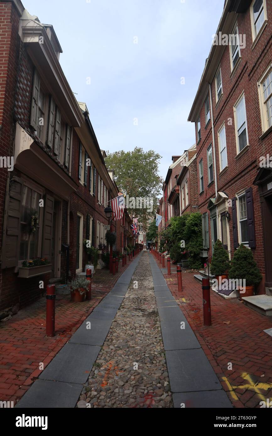 Elfreths alley philly hi-res stock photography and images - Alamy