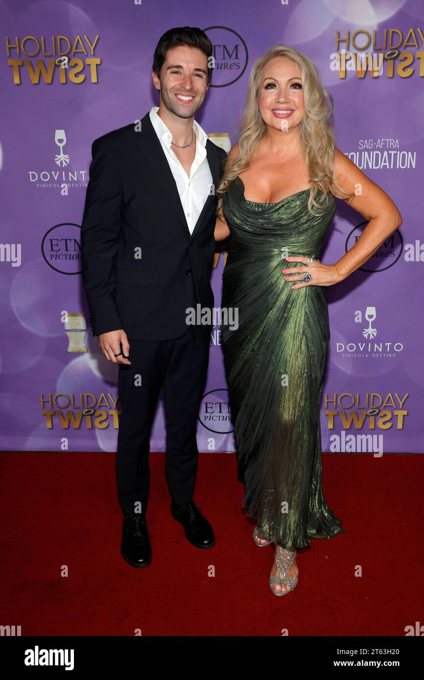 HOLLYWOOD, CA - NOVEMBER 7: Jake Miller, Stephanie Garvin at the world ...