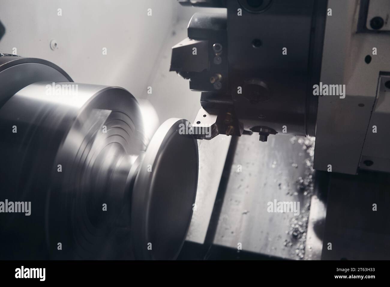 Chamfering tool lathe hi-res stock photography and images - Alamy