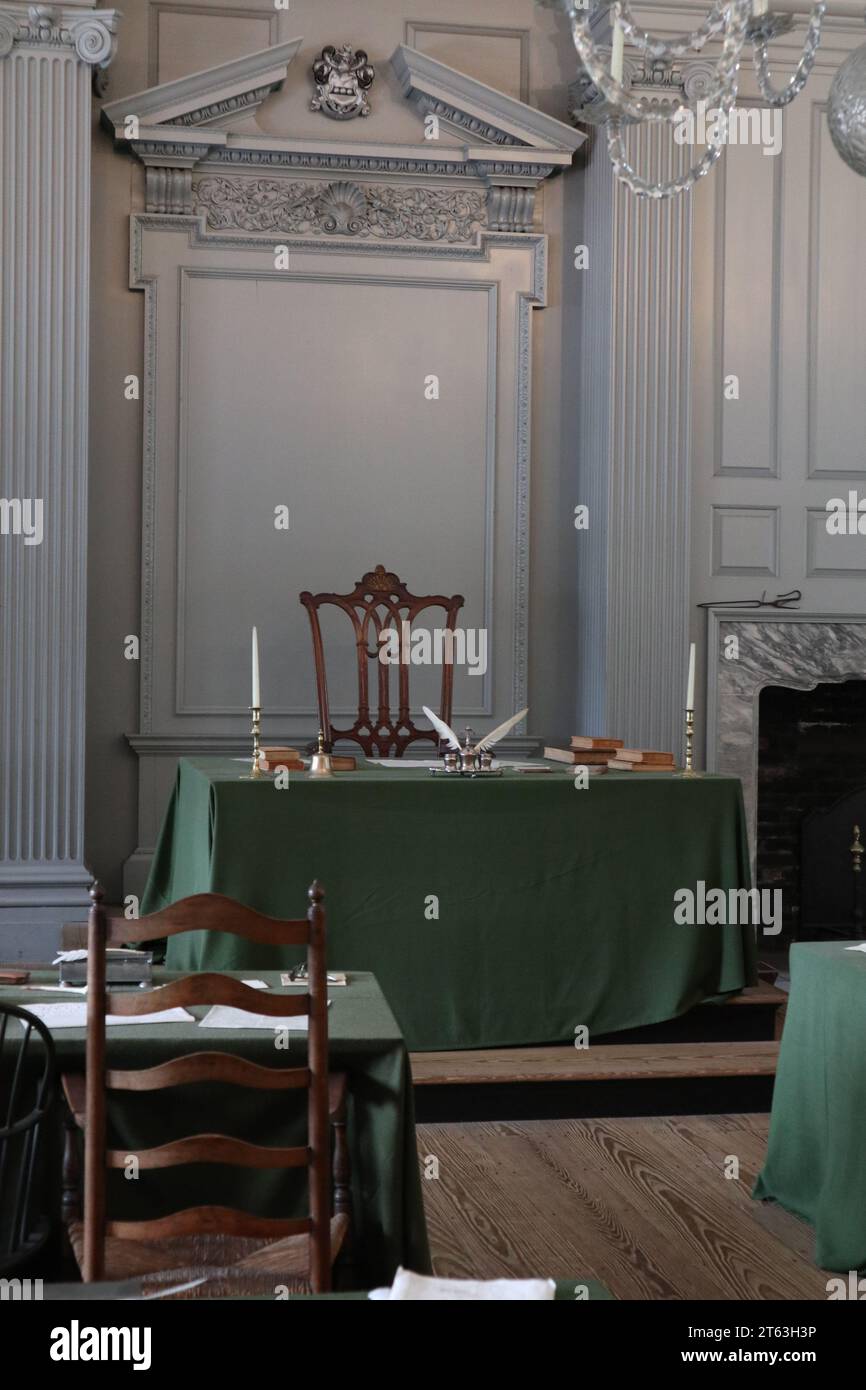 Independence hall assembly room hi-res stock photography and images - Alamy