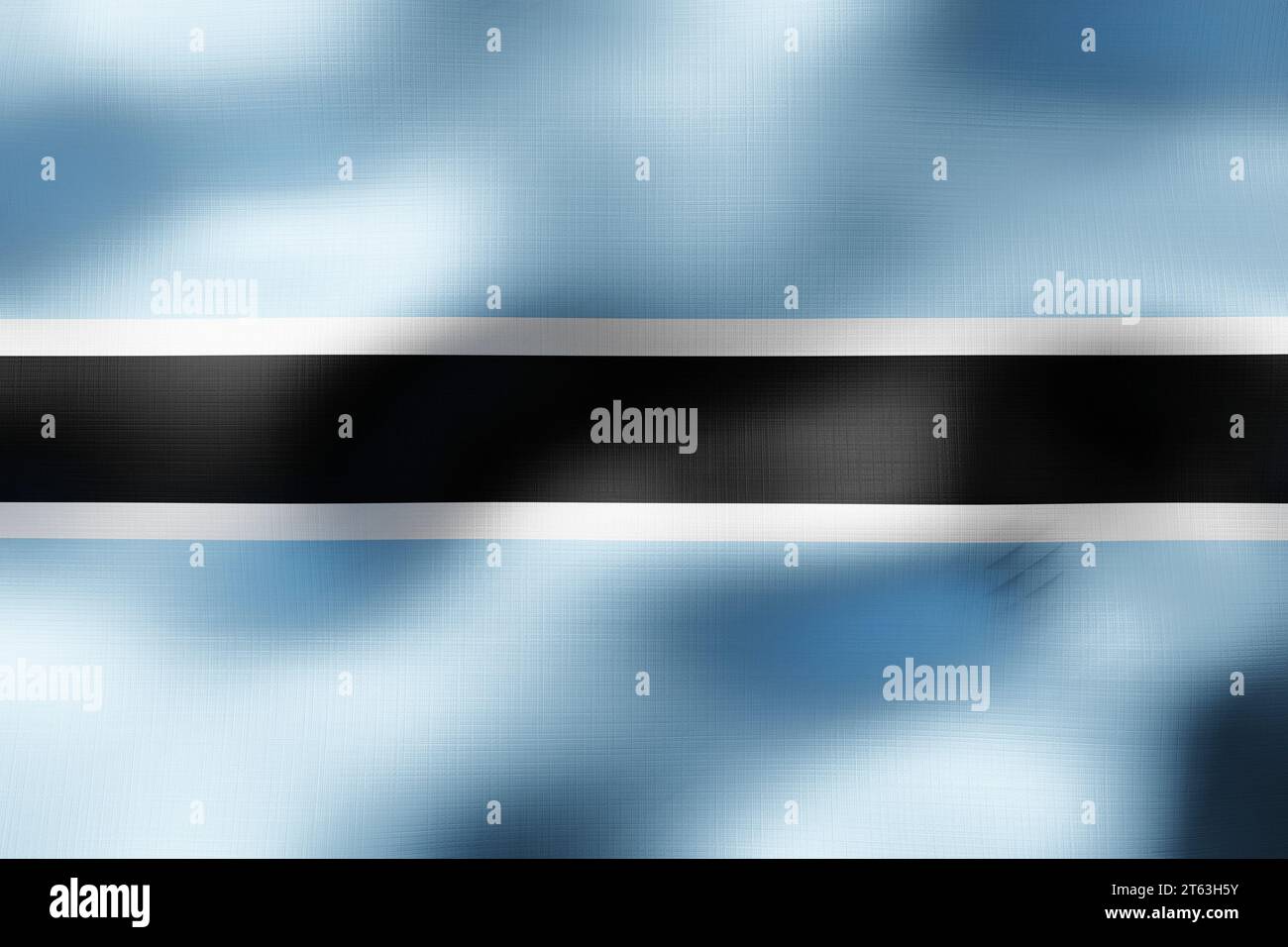 Botswana textile flag 3d hi-res stock photography and images - Alamy