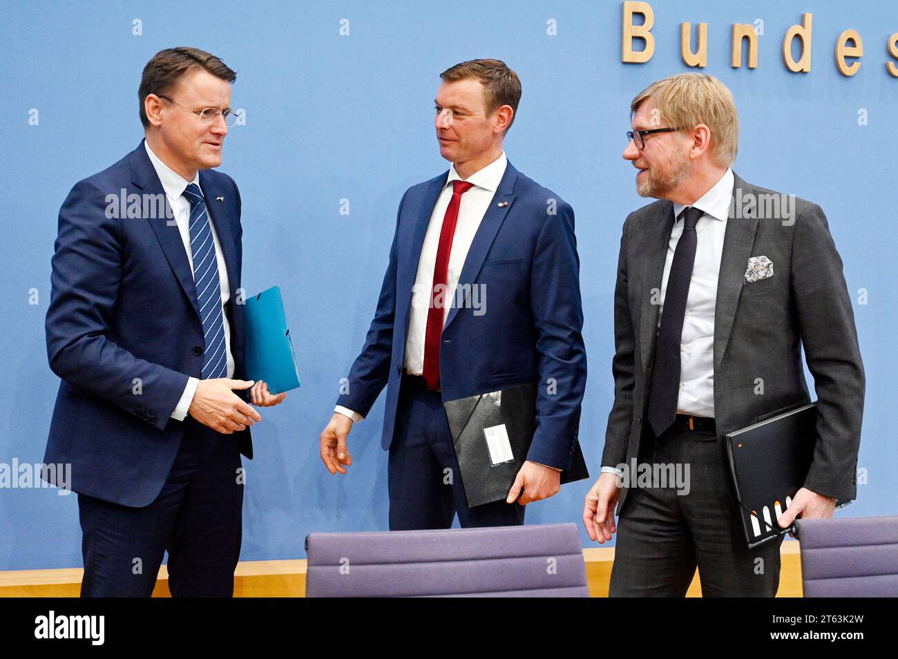 Alexander Vlaskamp, Dirk Engelhardt und Frank Huster bei der ...
