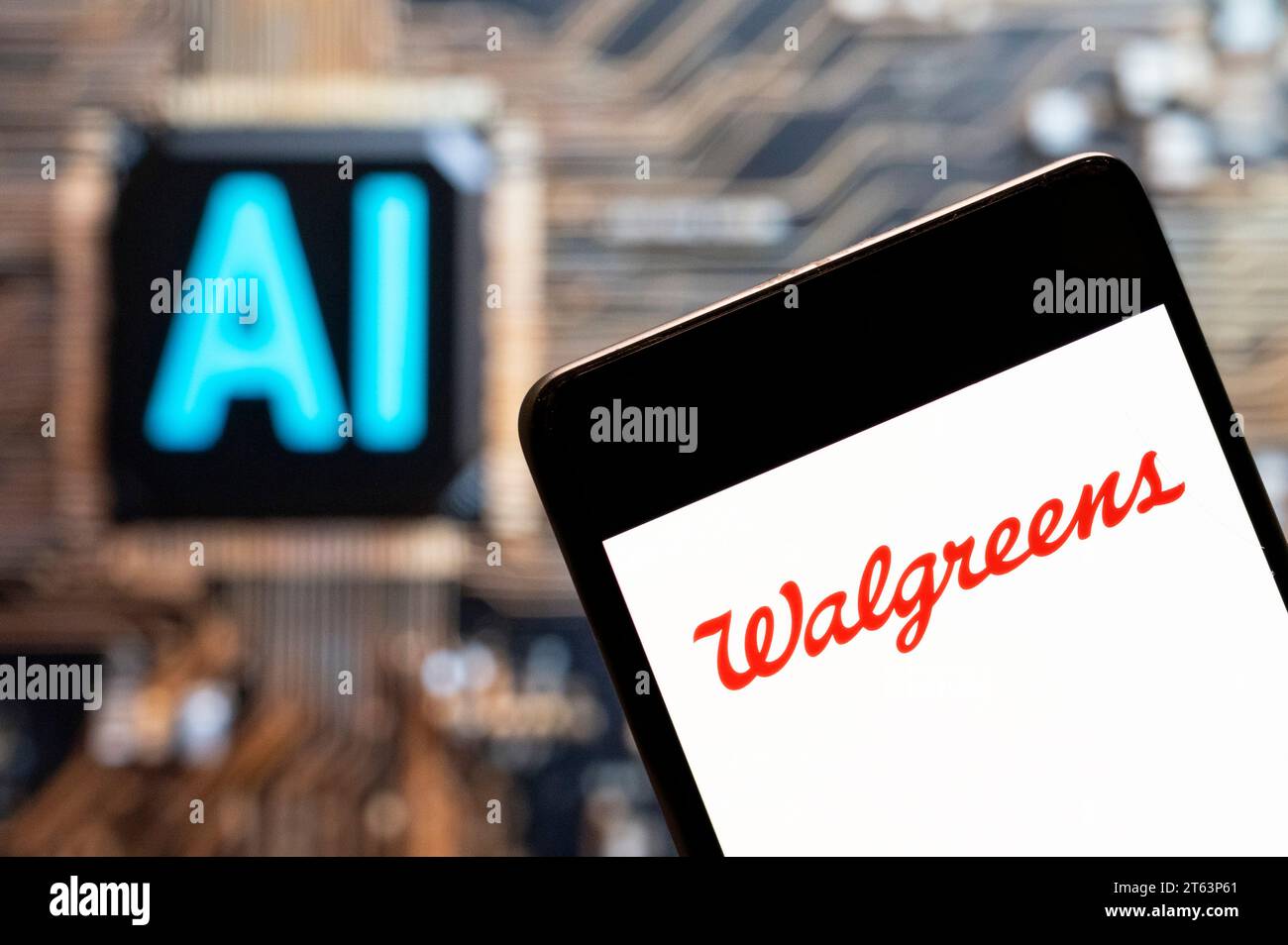 In this photo illustration, the American pharmacy chain Walgreens ...