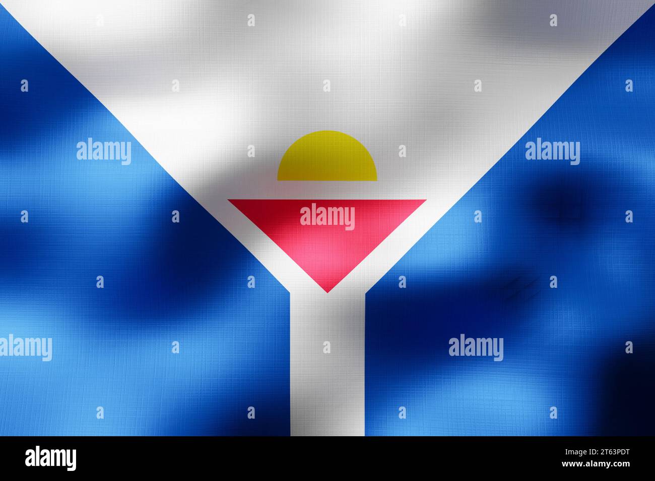 Fabric flag saint martin hi-res stock photography and images - Alamy