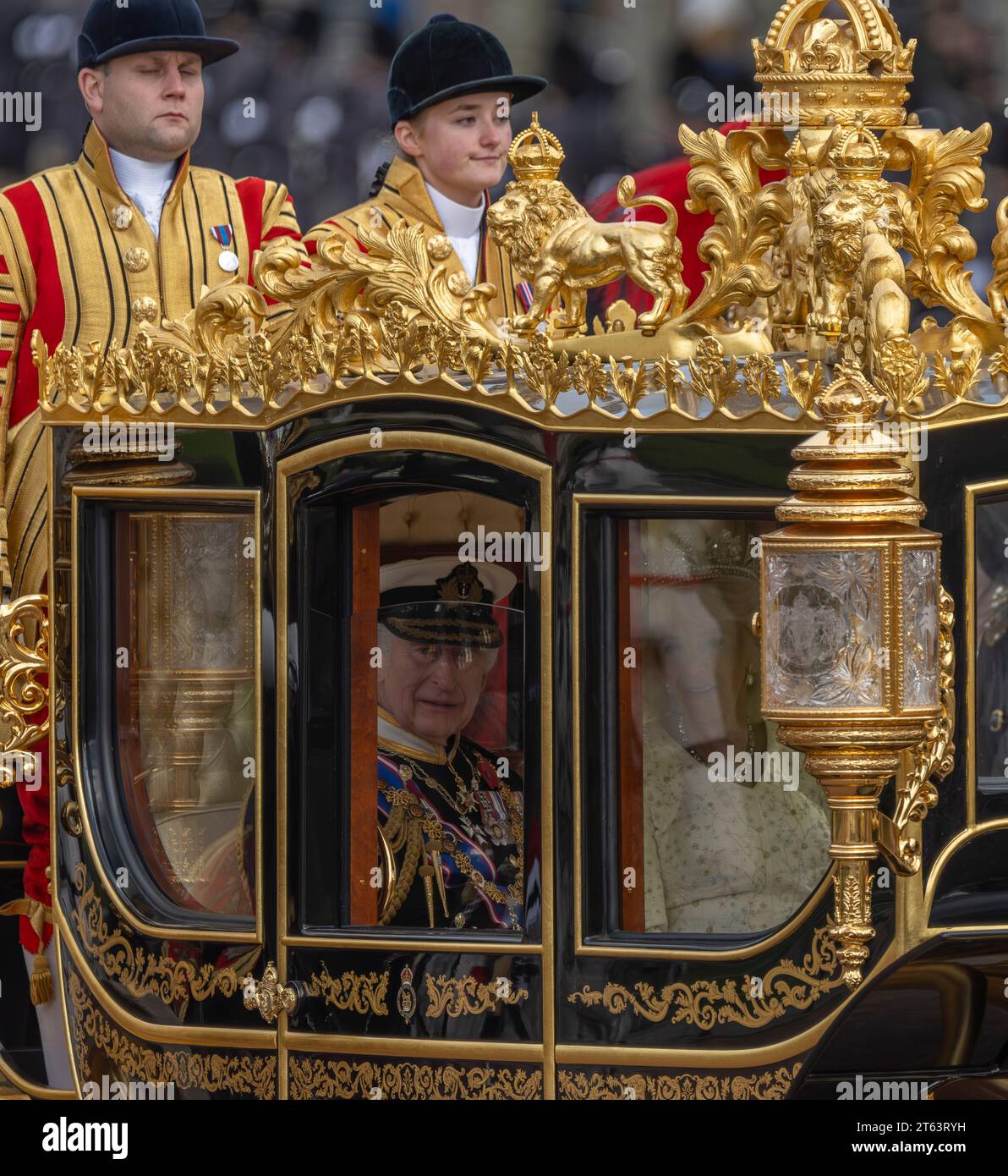 London, UK. 7th Nov, 2023. Pomp and Ceremony as HM King Charles III ...
