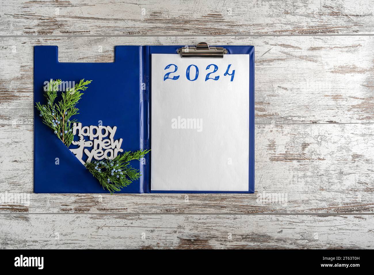 Numbers 2024 in a notepad Stock Photo - Alamy