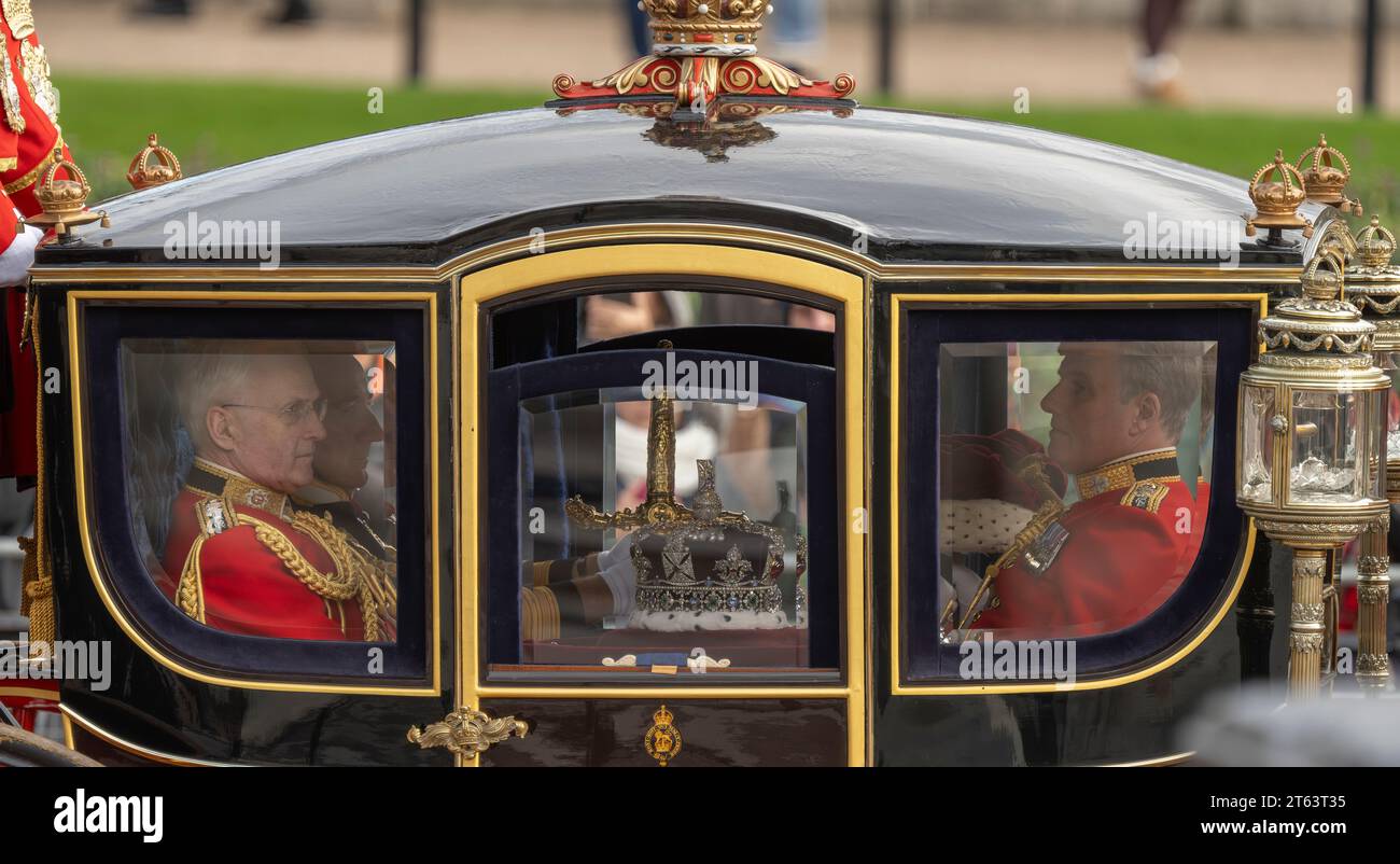London, UK. 7th Nov, 2023. Pomp and Ceremony as HM King Charles III ...
