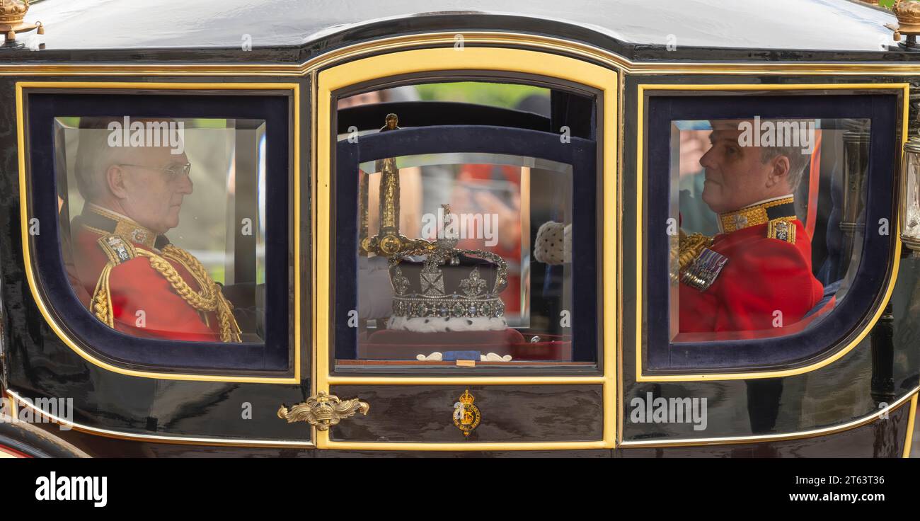 London, UK. 7th Nov, 2023. Pomp and Ceremony as HM King Charles III ...