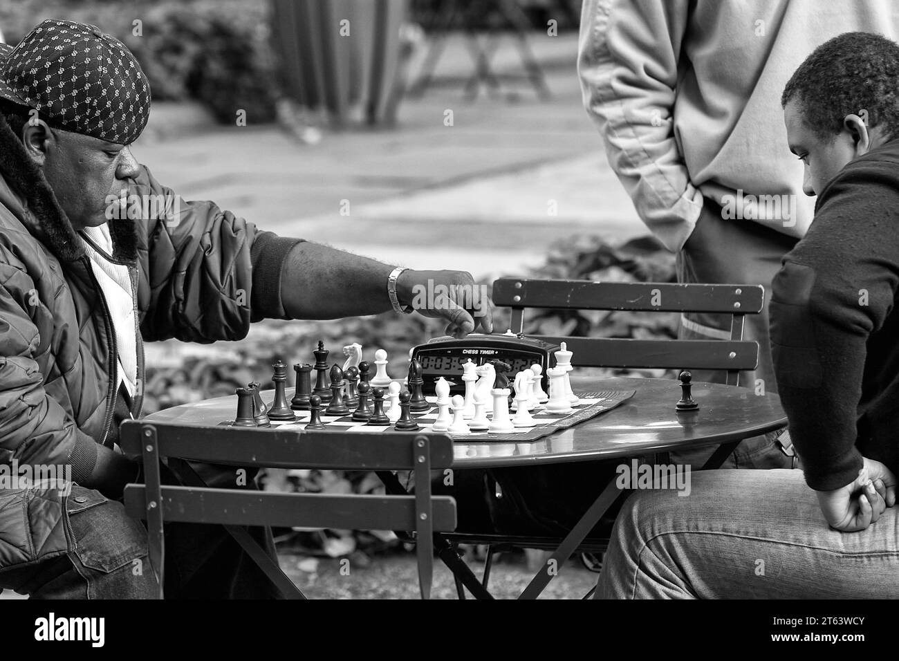 Black chess men hi-res stock photography and images - Alamy