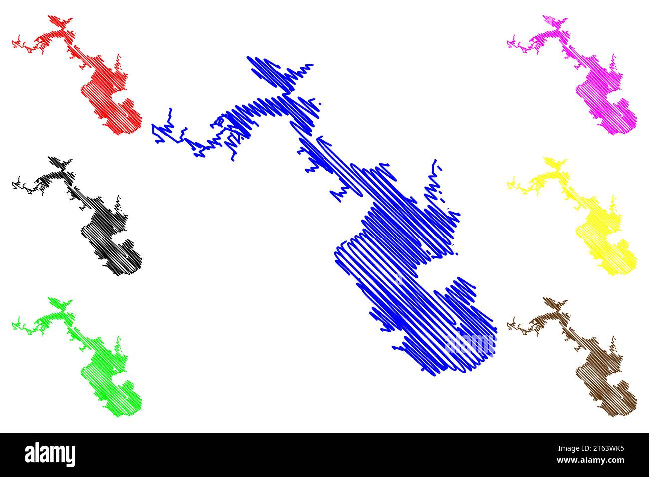 Map of livingston Stock Vector Images - Alamy