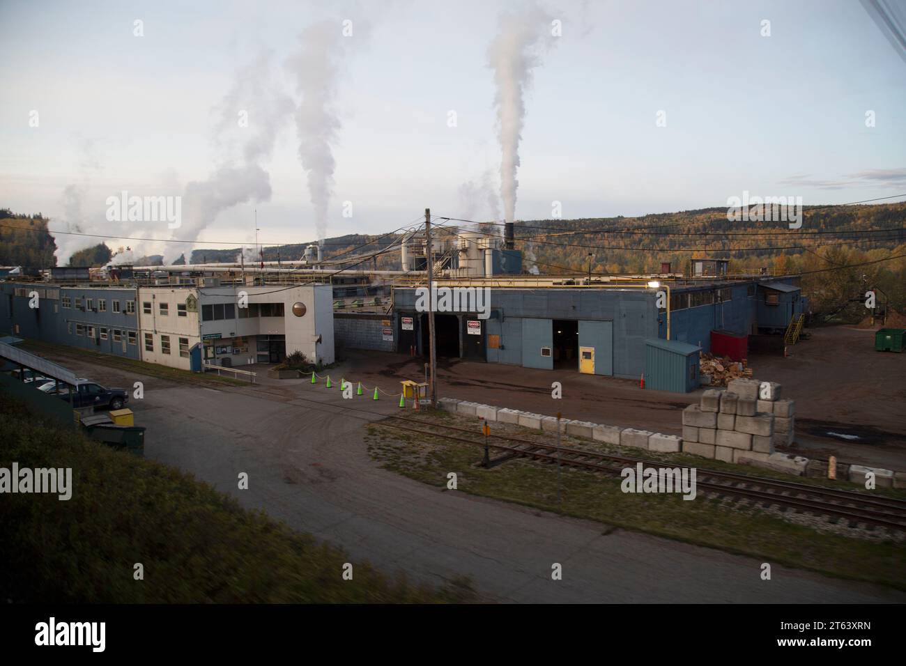 Canadian Saw Mill, British Columbia, Canada Stock Photo - Alamy