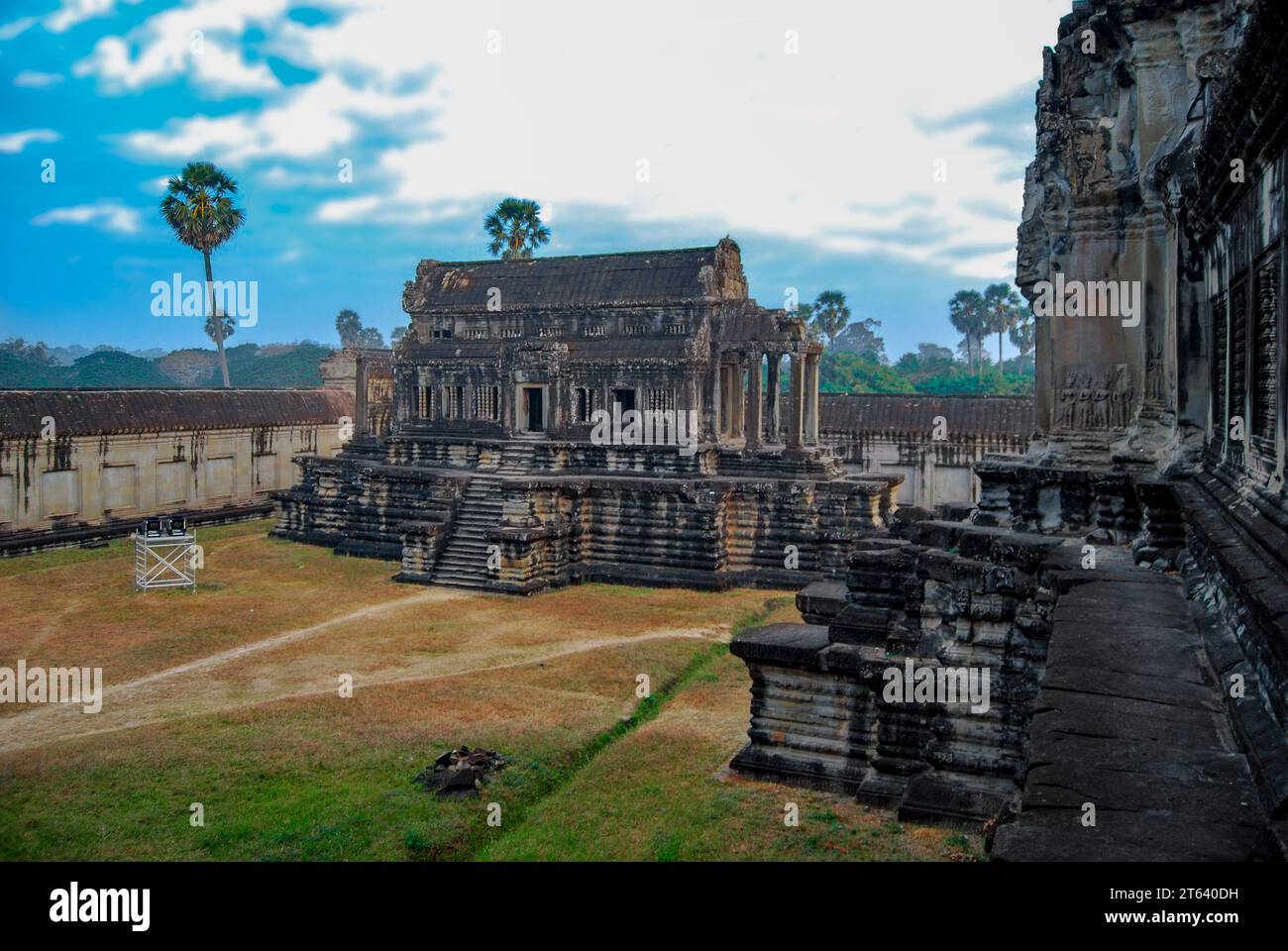 The building of the ancient library on the territory of the temple of ...