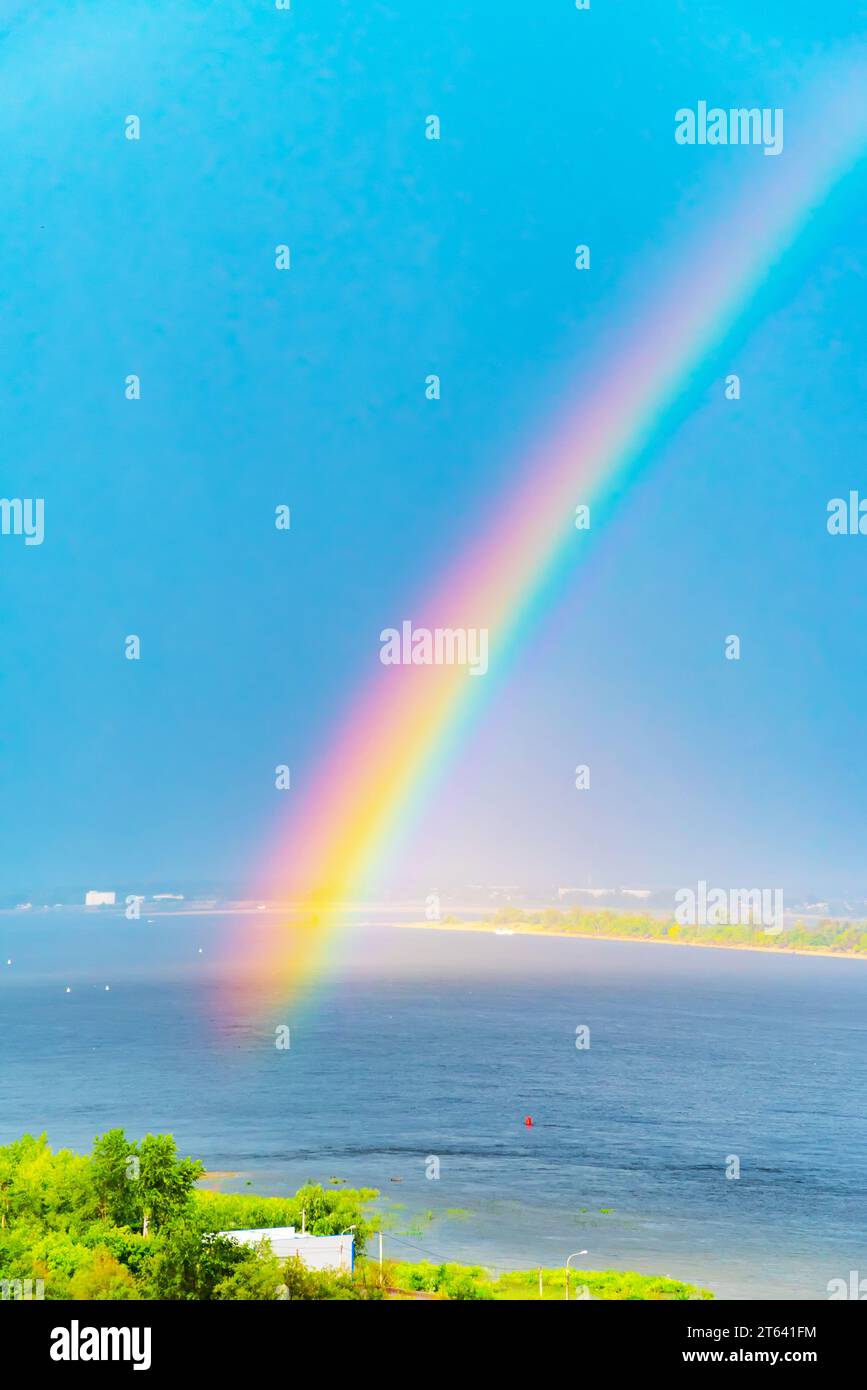 Rain rainbow illustration hi-res stock photography and images - Alamy