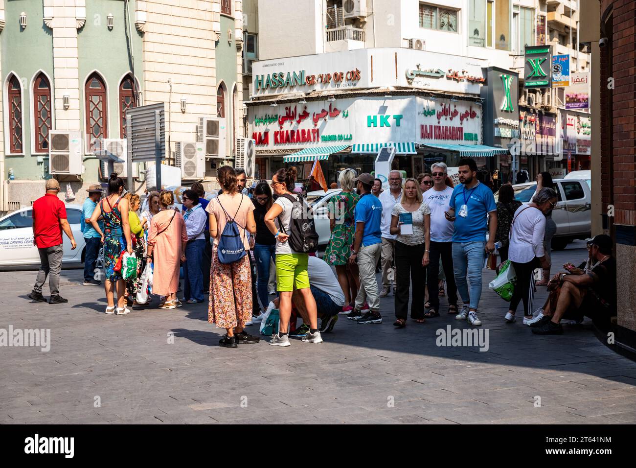 UAE, Dubai, 8th November 2023, People working hard in The Grand Souk in ...
