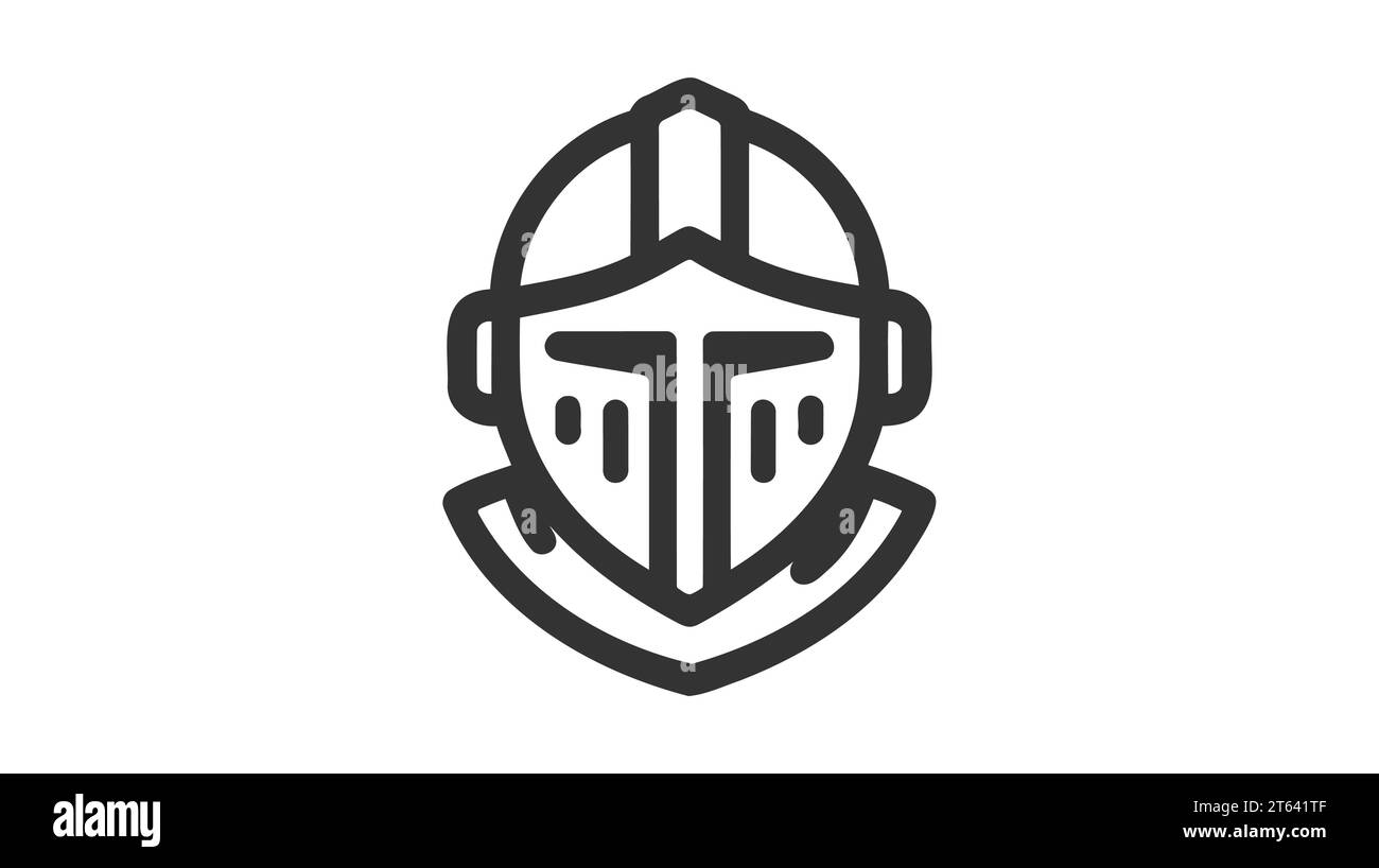 Knight helmet icon on white background Stock Vector Image & Art - Alamy
