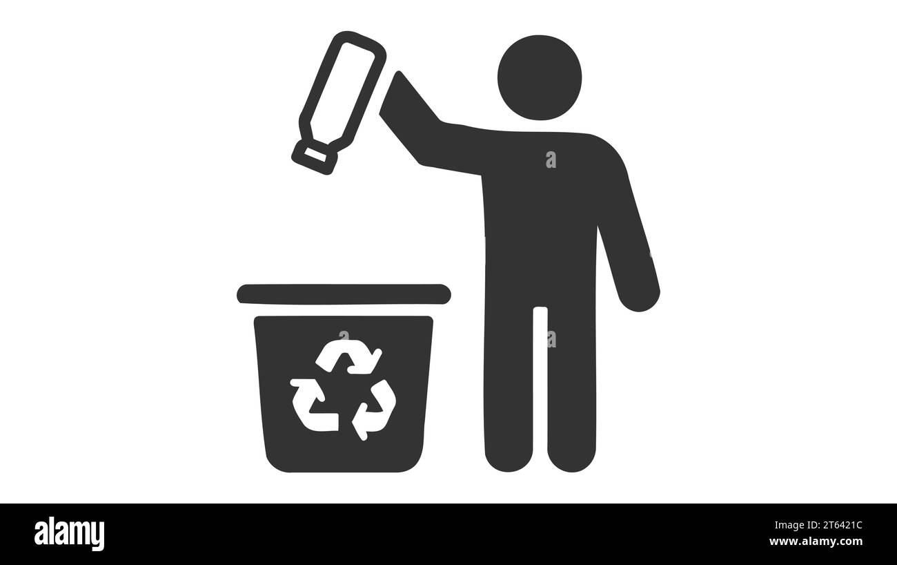 Recycle Bin Icon Trash Can Icon Vector Illustration Stock Vector Image And Art Alamy