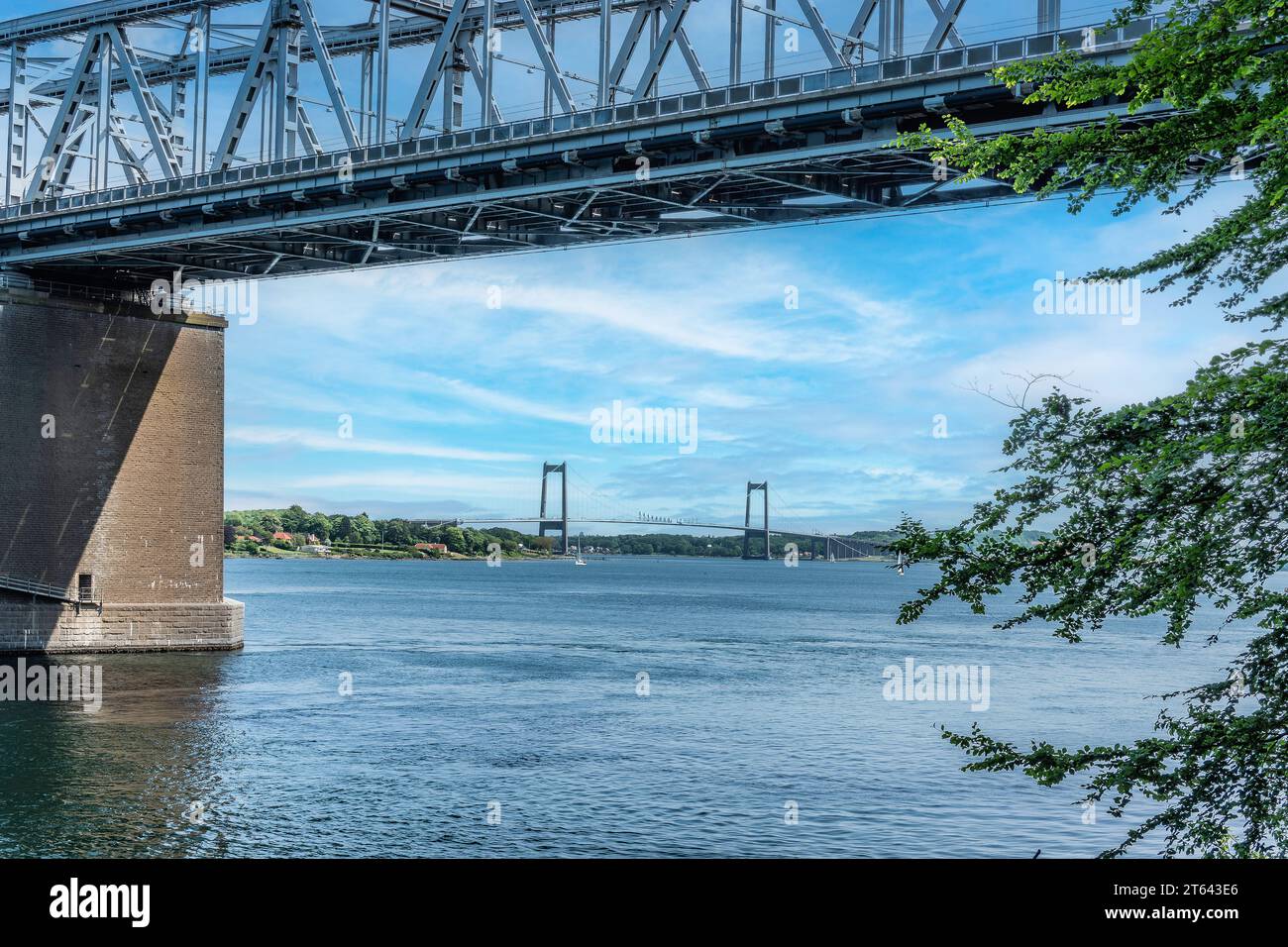 Two bridges over Little Belt in Denmark Stock Photo - Alamy