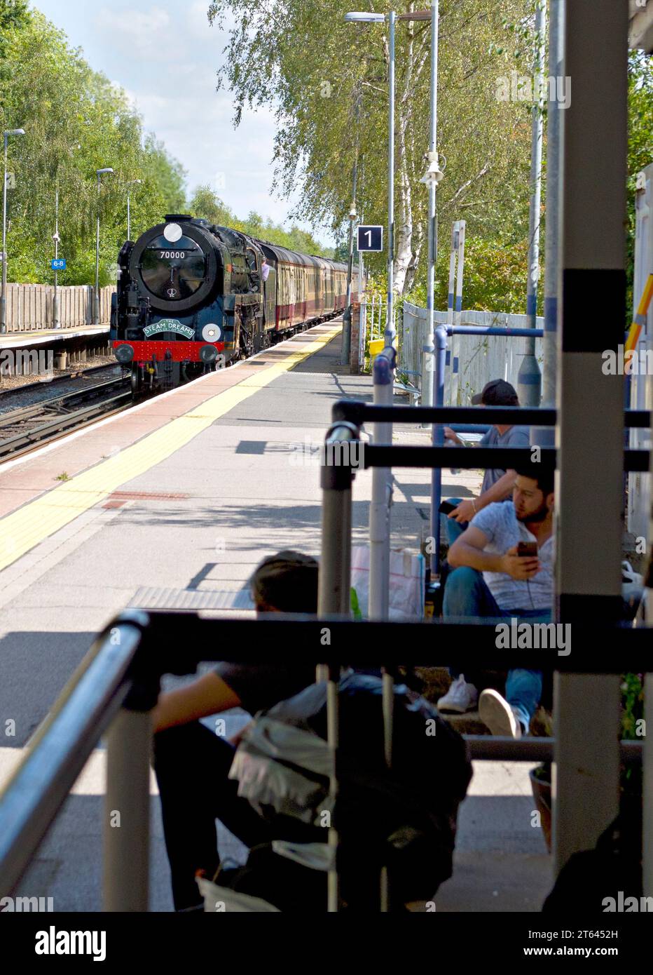 Preserved steam locomotive No 70000 'Britannia' brings a 'Steam Dreams ...